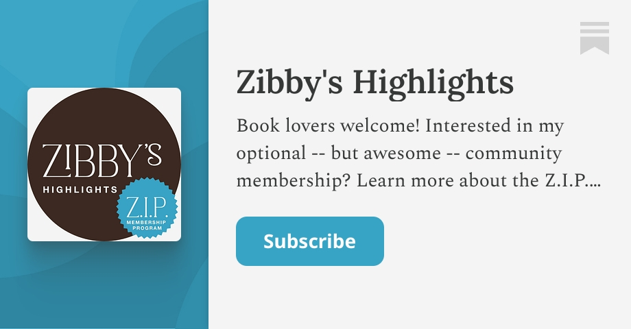 Thank you! - by Zibby Owens - Zibby's Highlights