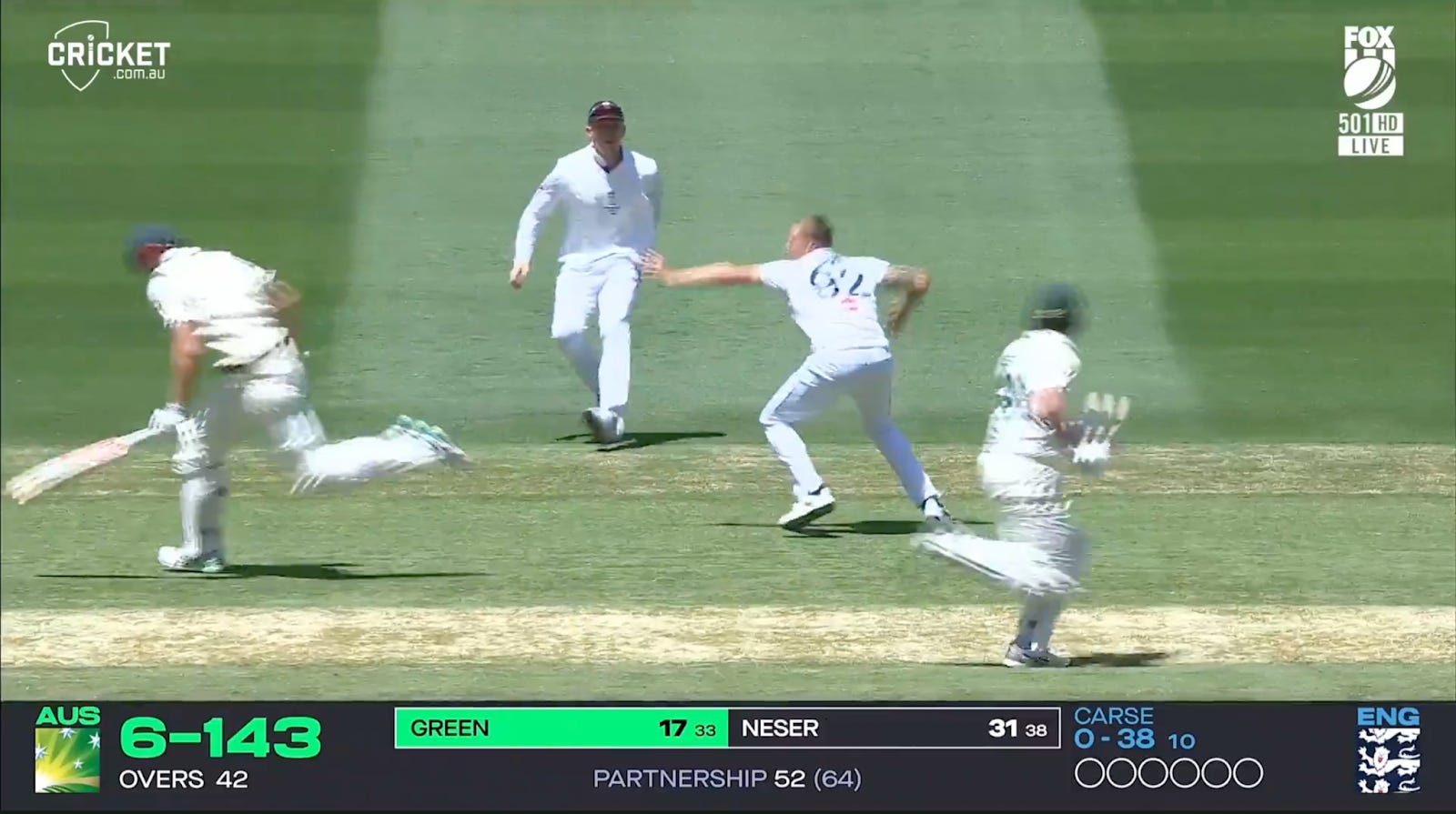 Australia pull England's pants down