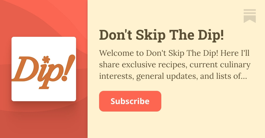 Don't Skip The Dip! | Pierce Abernathy | Substack