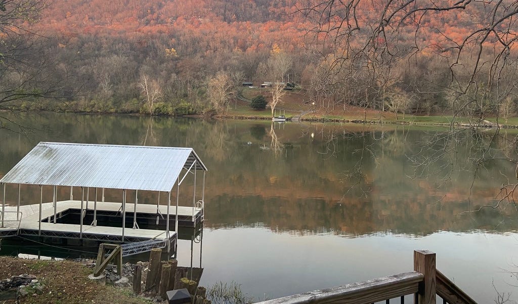 Poem: Leaving the River - by Hardin Crowder
