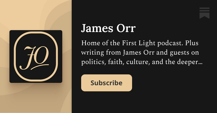 James Orr | Substack