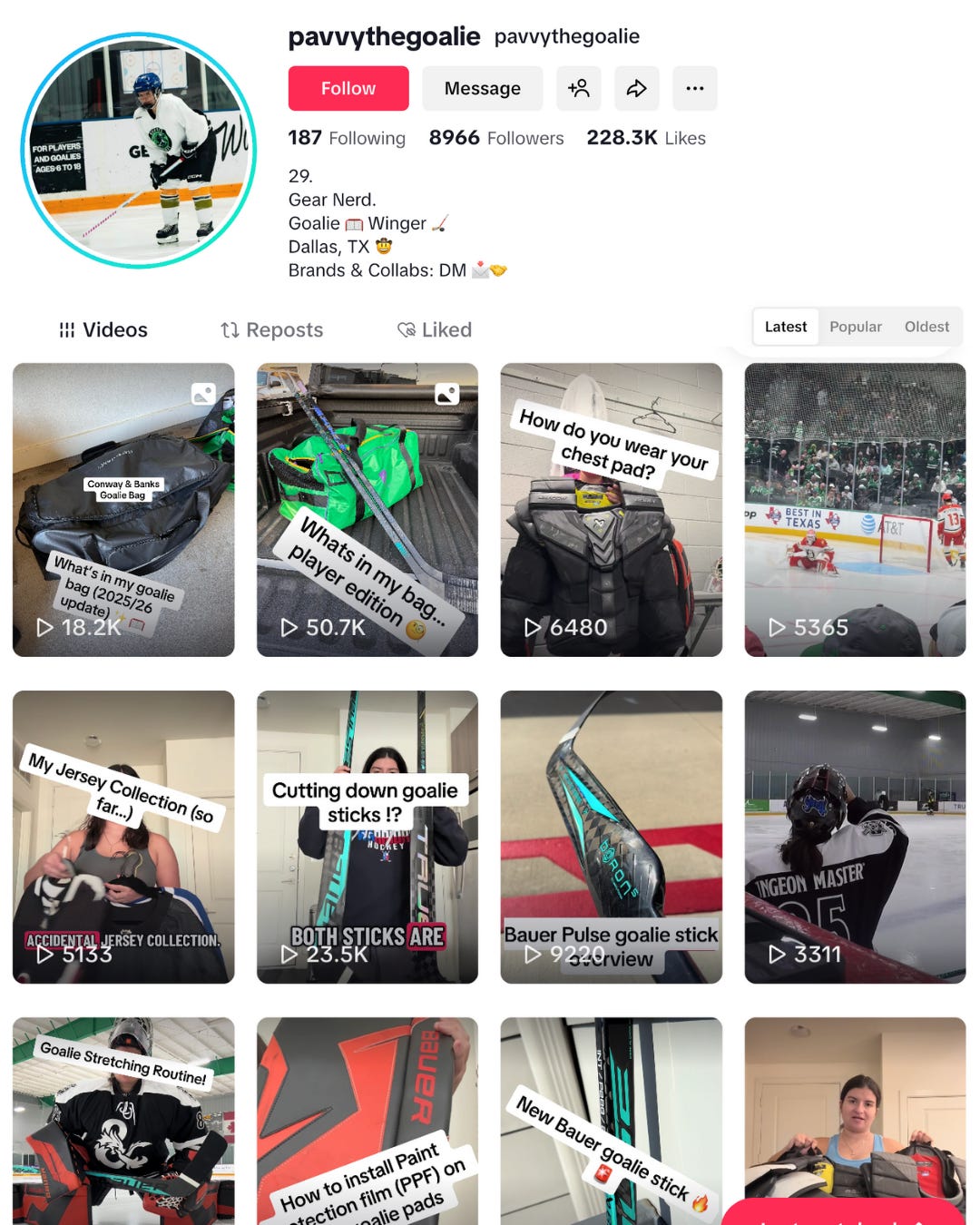 Niche TikTok Discourse: Bauer vs Pavvy The Goalie
