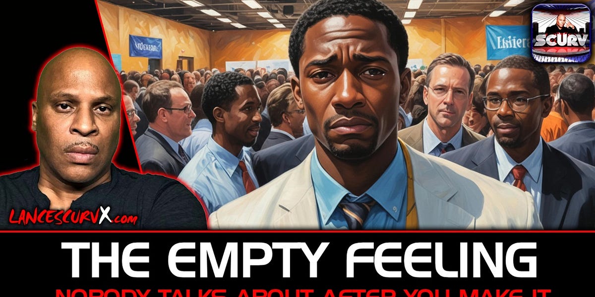 THE EMPTY FEELING NOBODY TALKS ABOUT AFTER YOU MAKE IT...