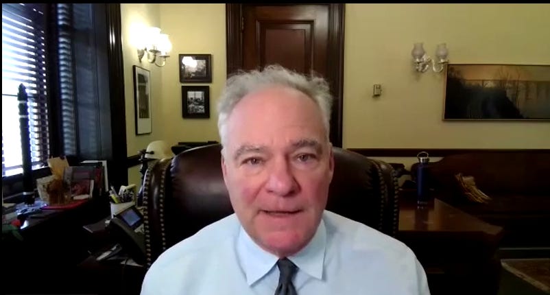 Senator Tim Kaine: "Instead of No Path Forward, We Have a Guaranteed Vote in a Month"