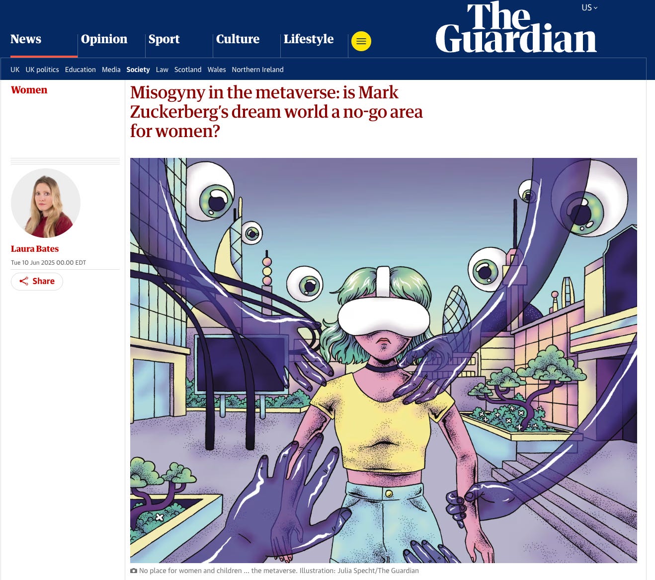 Meta's Misogyny: A Case Study in Predictable Harm by Kelly Stonelake