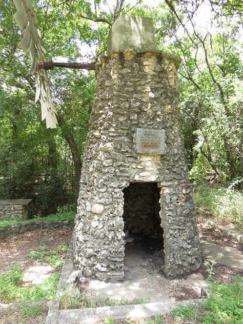 old stone windmill