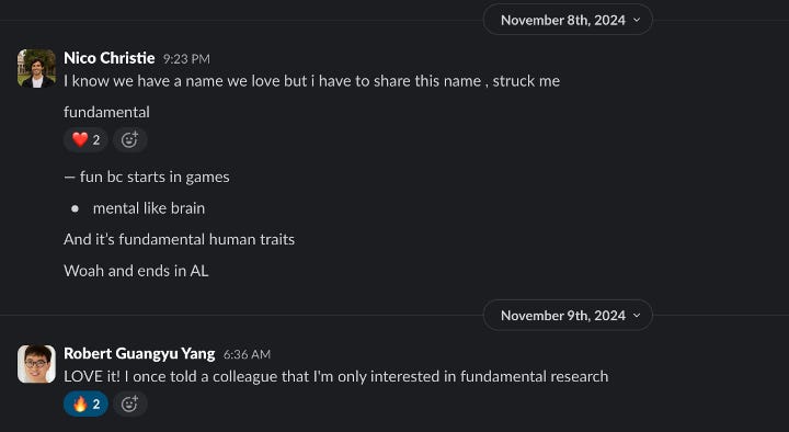 Introducing Fundamental Research Labs