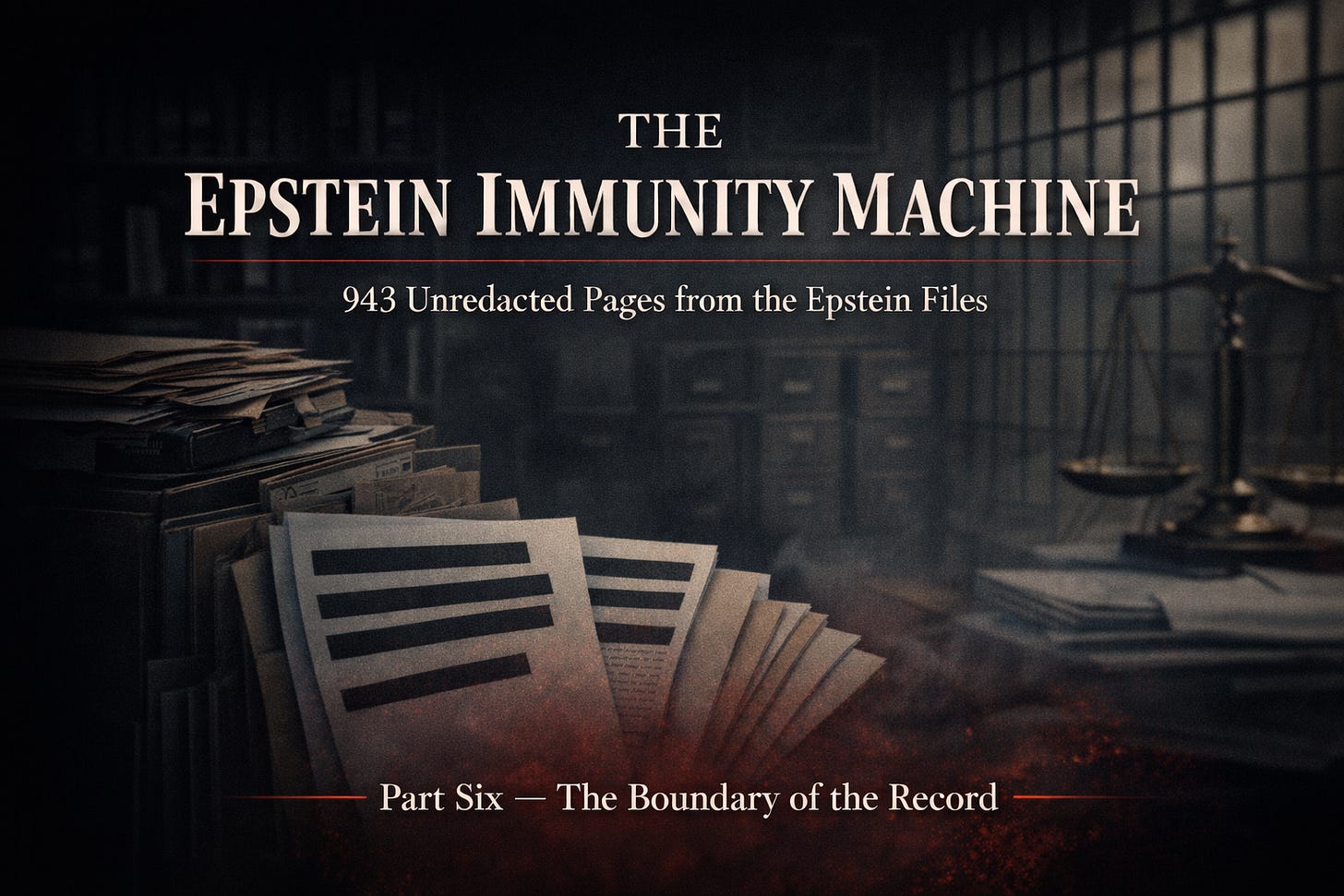 The Epstein Immunity Machine: Part Six (Final Part)