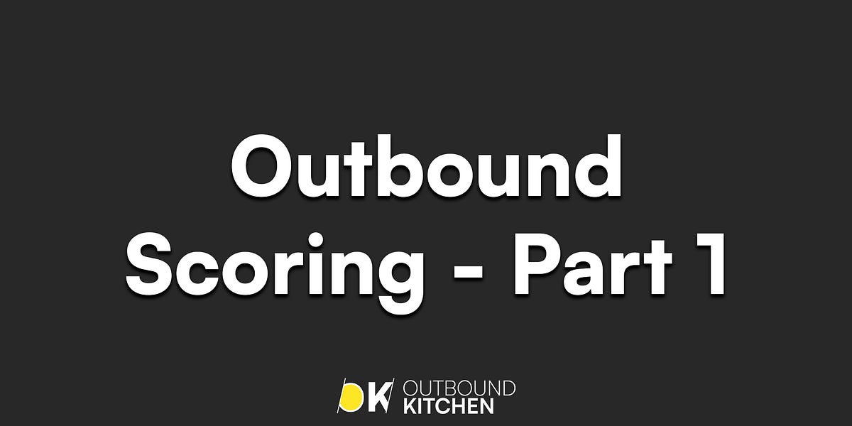 Quick Start: Build Account Scoring for Outbound