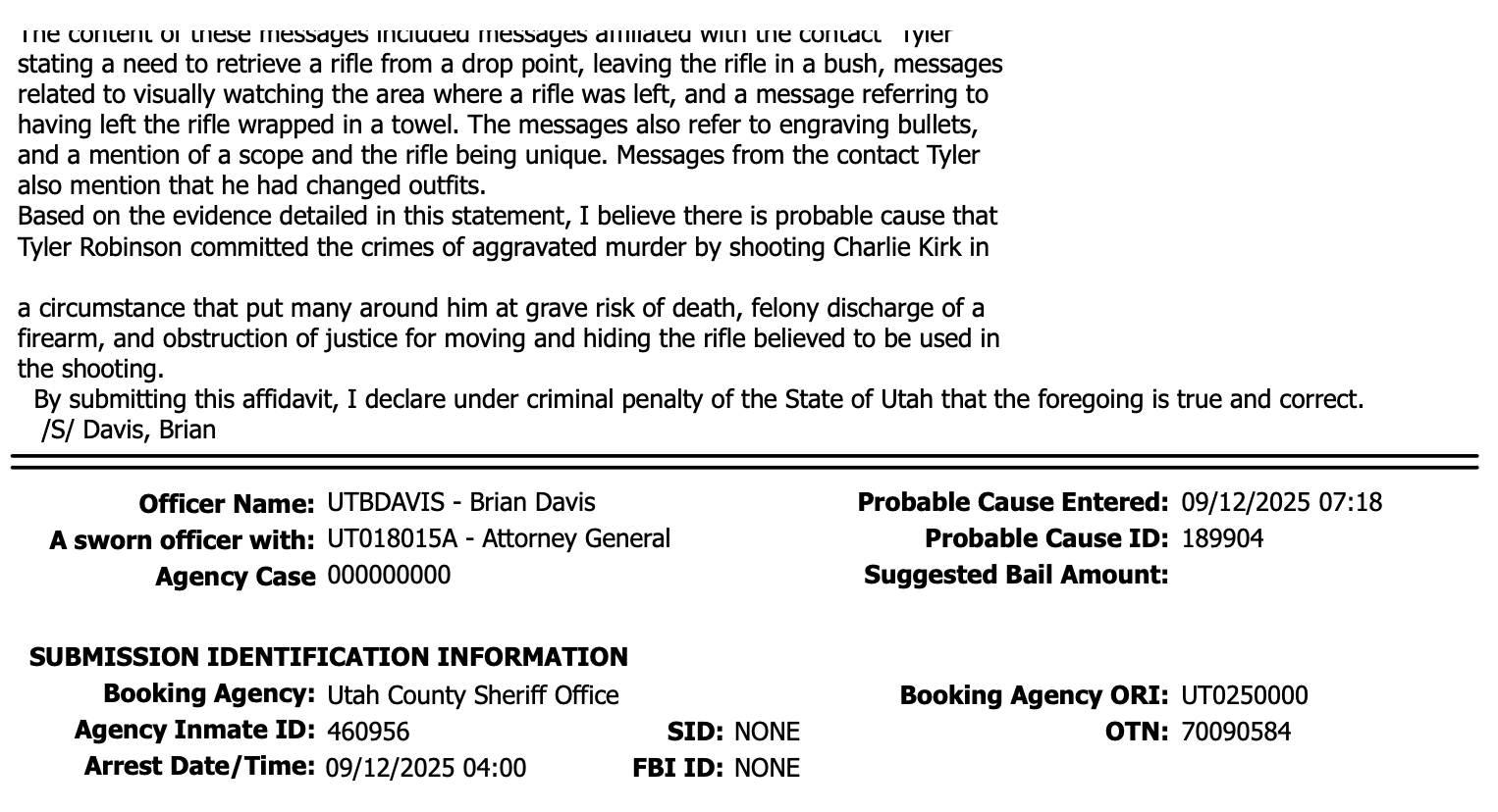 Charlie Kirk Case Files - Robert Gouveia