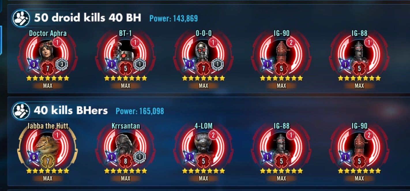 Conquest Feats and Team Building: Cobb Vanth