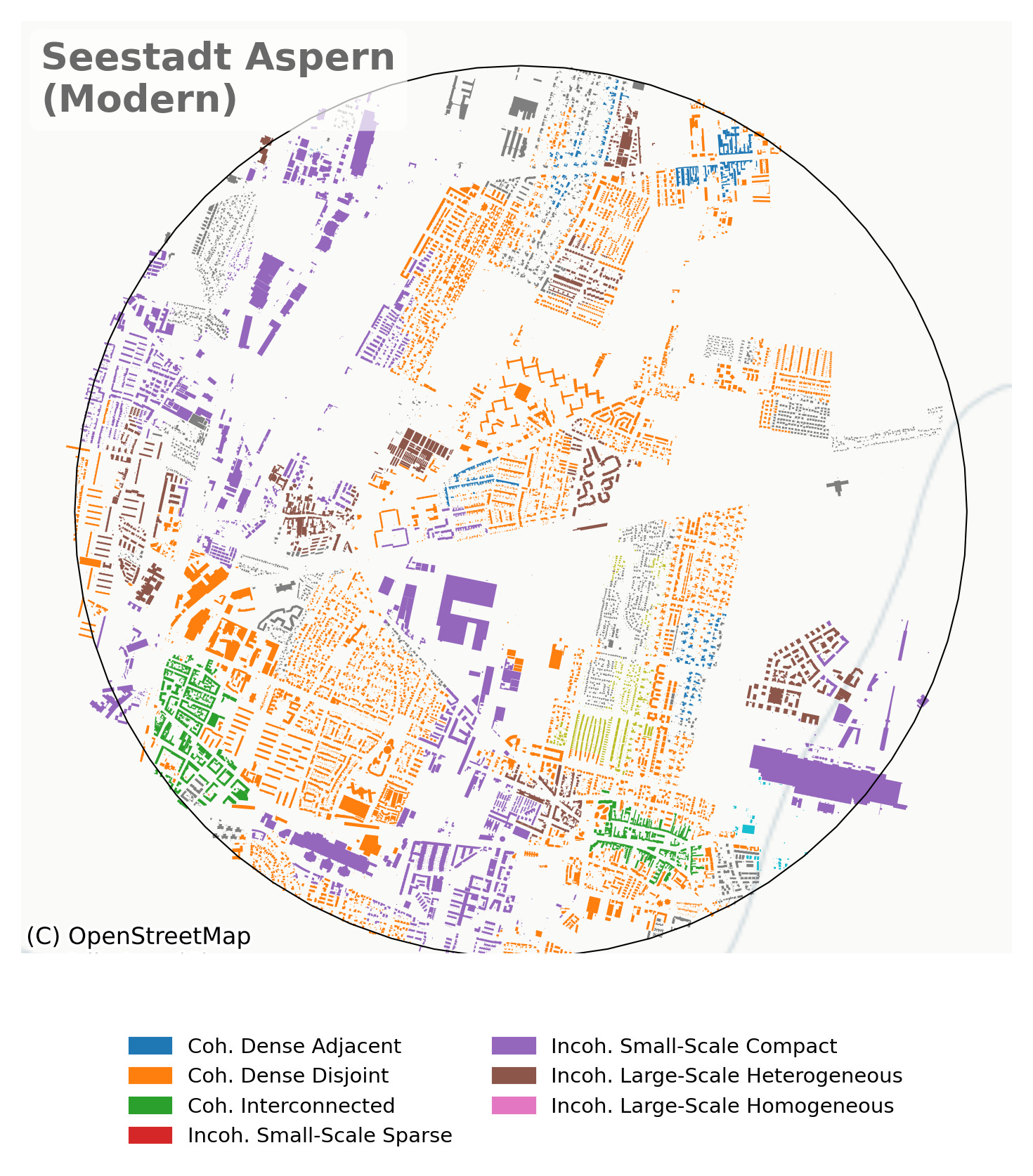 Mapping Vienna’s Urban Fabric - Urban Form Visualization in Python - PT2