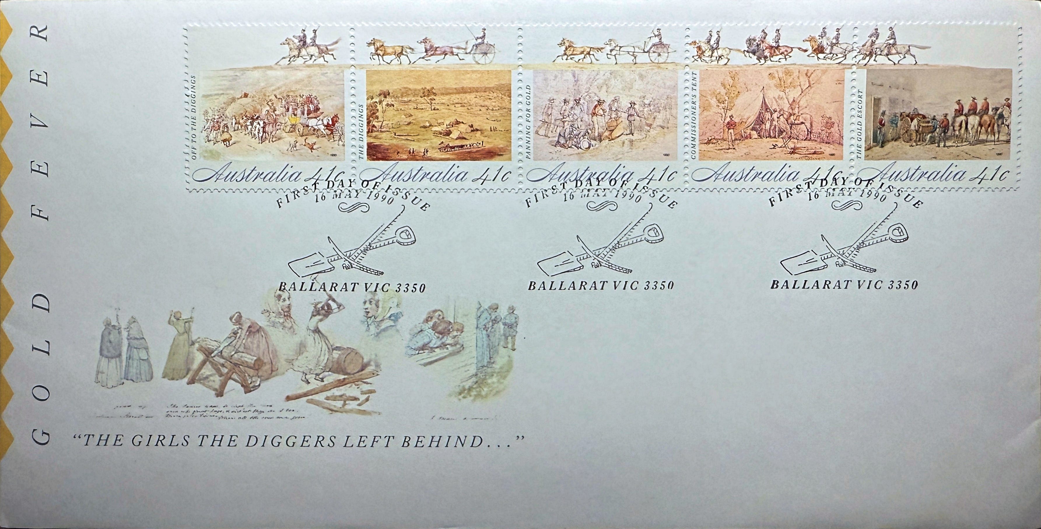 Ballarat Gold Fever Stamps - by Steve Sorrell