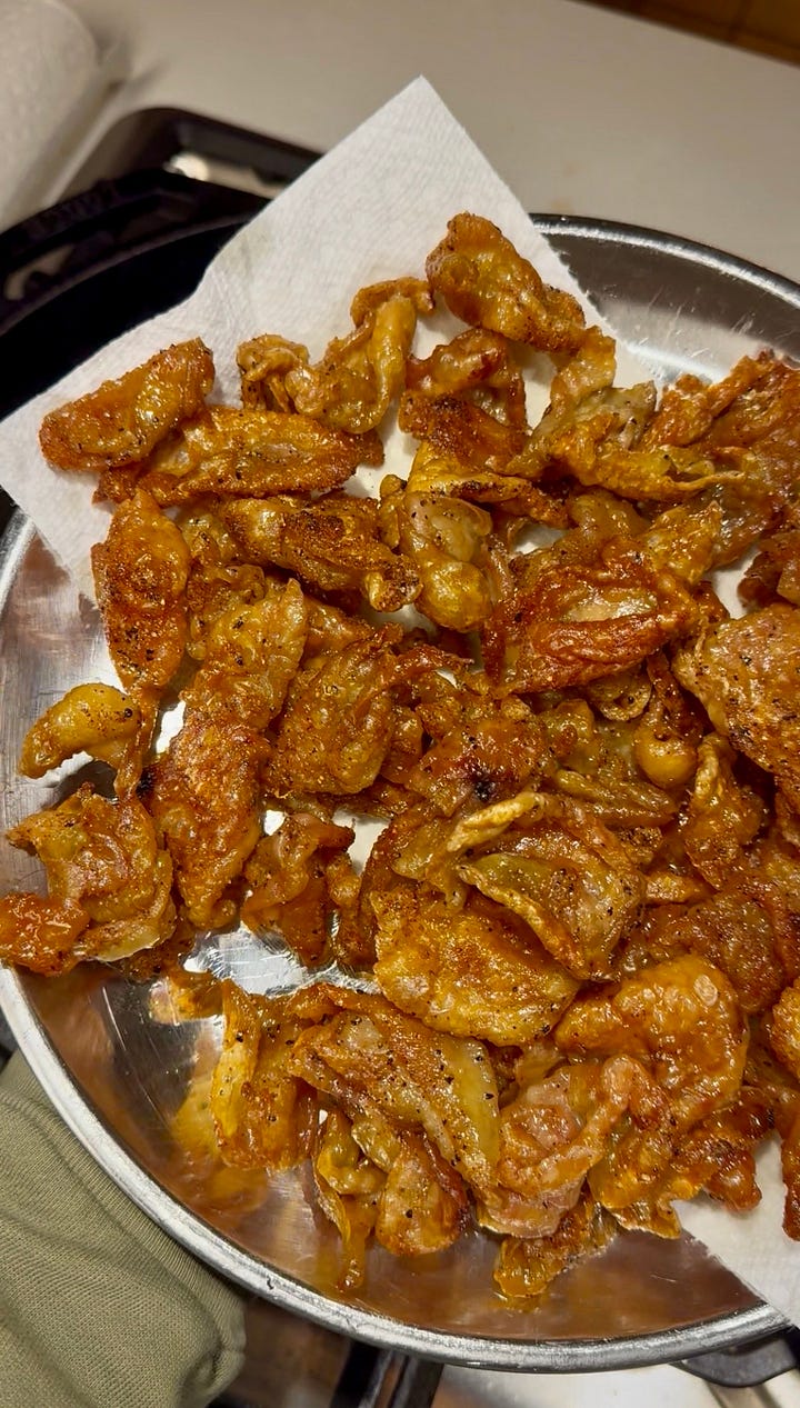 Crispy Chicken Skins - Aimee Willis