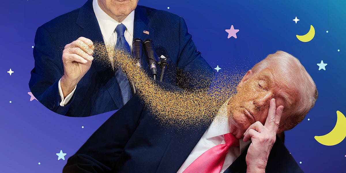 President Trump Is a Sleepy Boy - by Joe Perticone