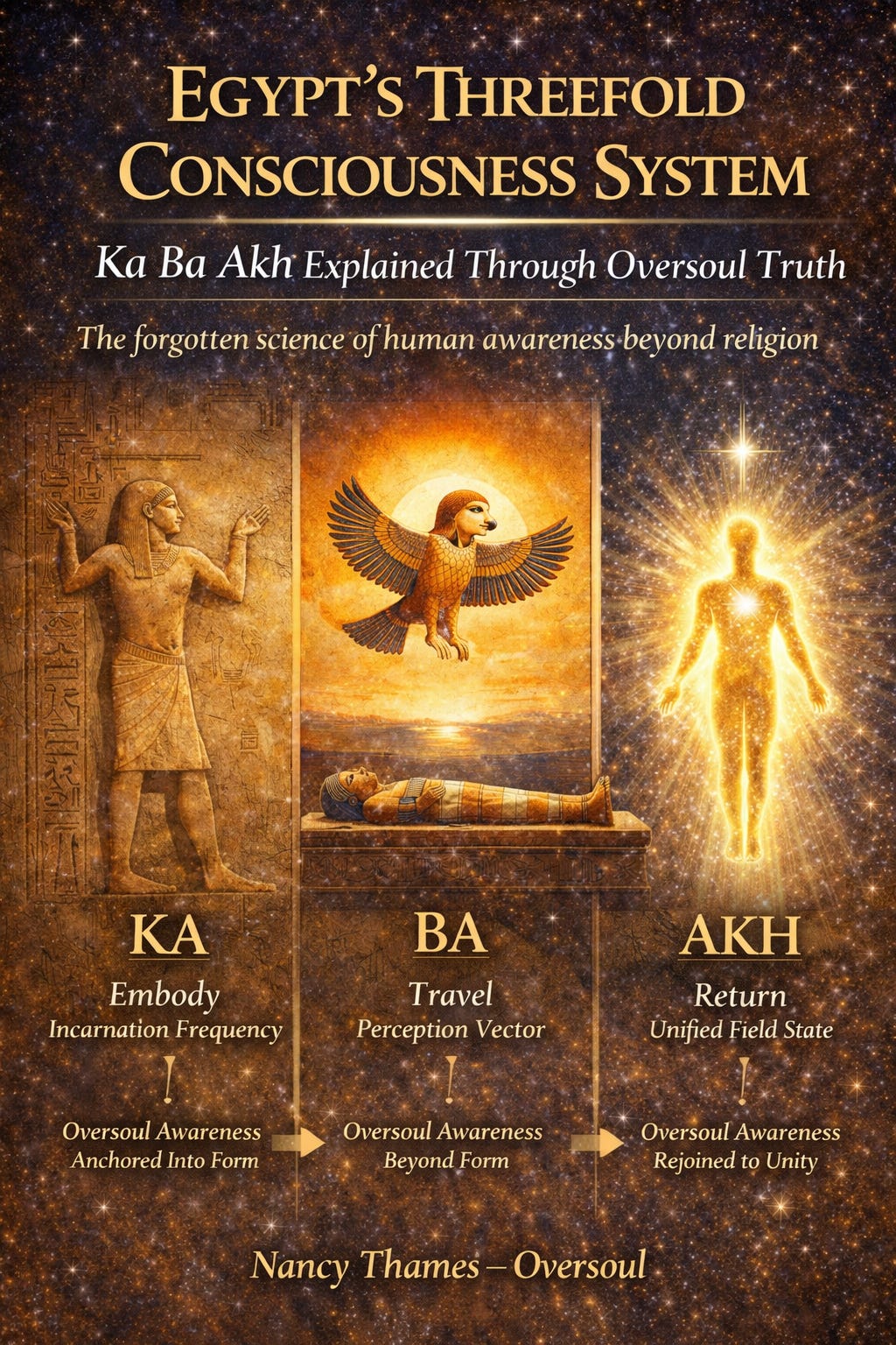 Egypt’s Threefold Consciousness System Ka Ba Akh Explained Through ...