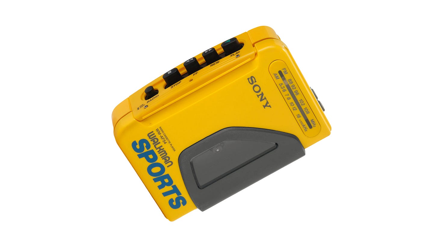 Sony Sports Walkman: A Visual History (1983–2001)