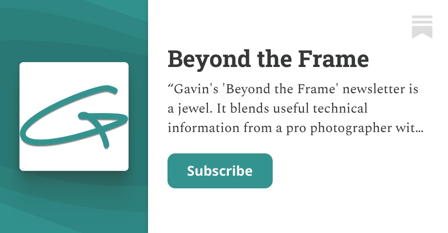 Beyond the Frame | Gavin Gough | Substack