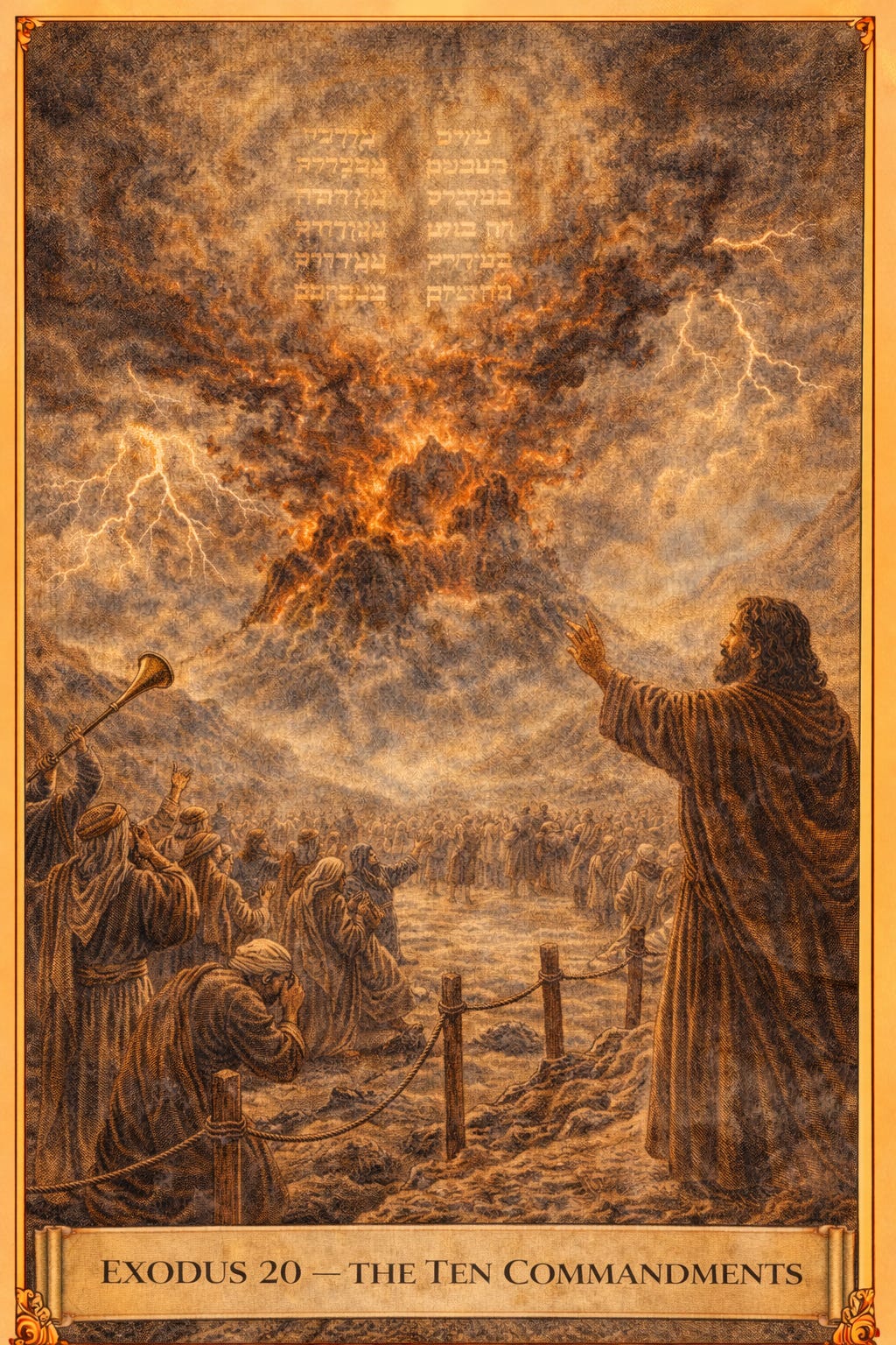 Exodus 20 - “The Ten Commandments: God Speaks, Israel Trembles, and ...