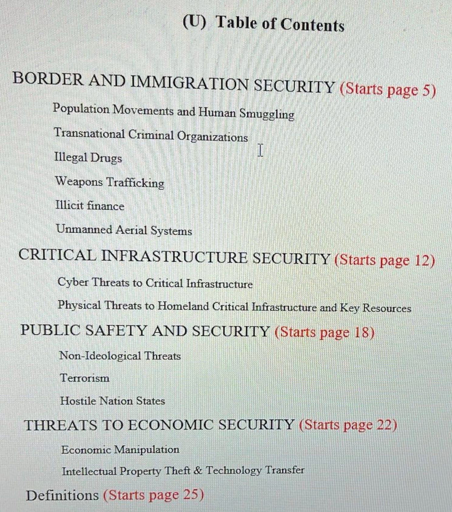 Leaked Doc: Homeland Security's Domestic Terror Obsession