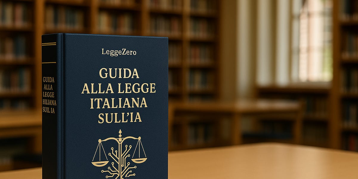 🤖 La legge italiana 🇮🇹 sull'IA, spiegata bene - Legge Zero #90
