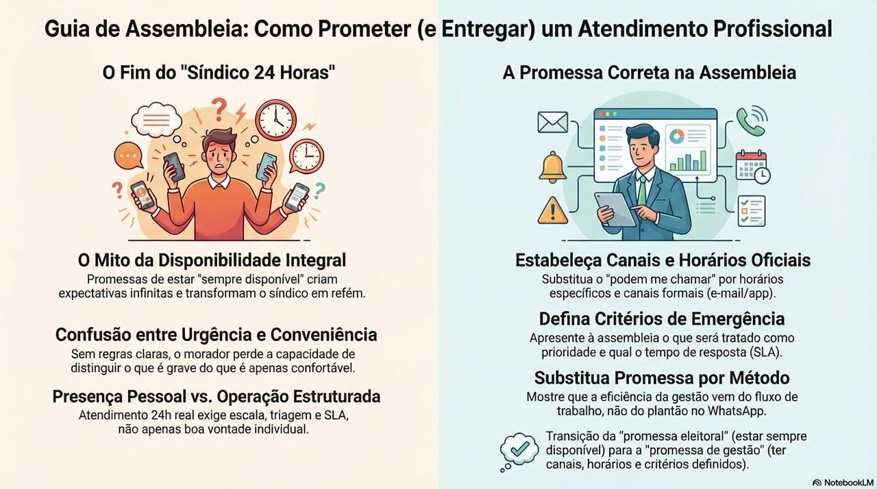 O mito do síndico 24 horas
