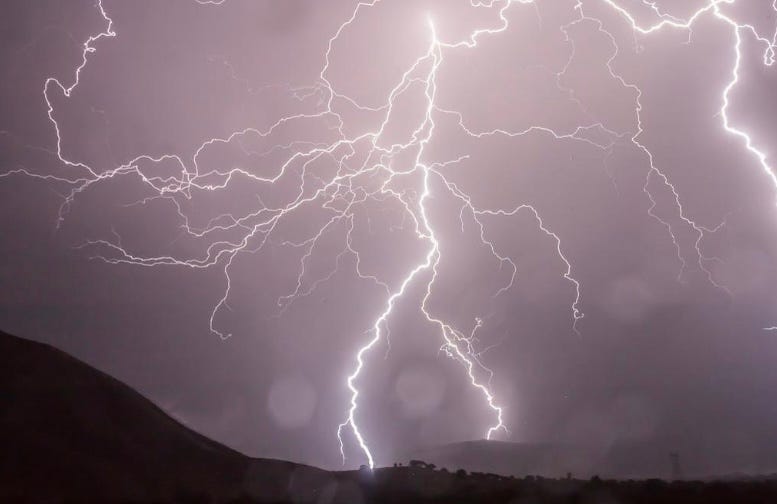 Chasing Lightning/ Prose Poem - by Suparna Chakraborti