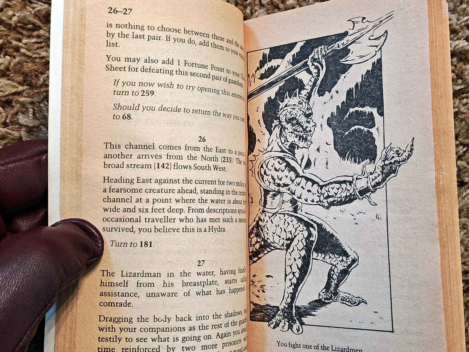 Rediscovered Relic: Monsters of the Marsh Advanced Fantasy Gamebook