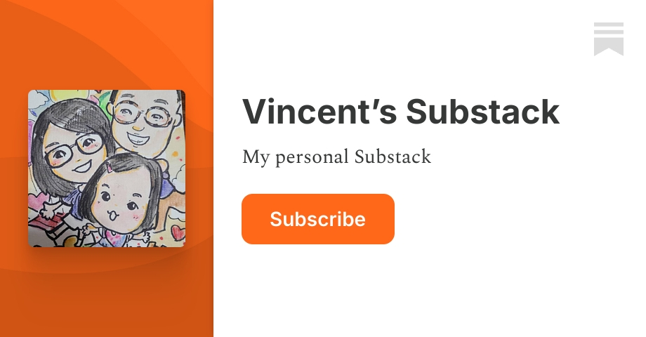 Vincent’s Substack | Vincent Cheng-Wen Yu 余鎮文 | Substack