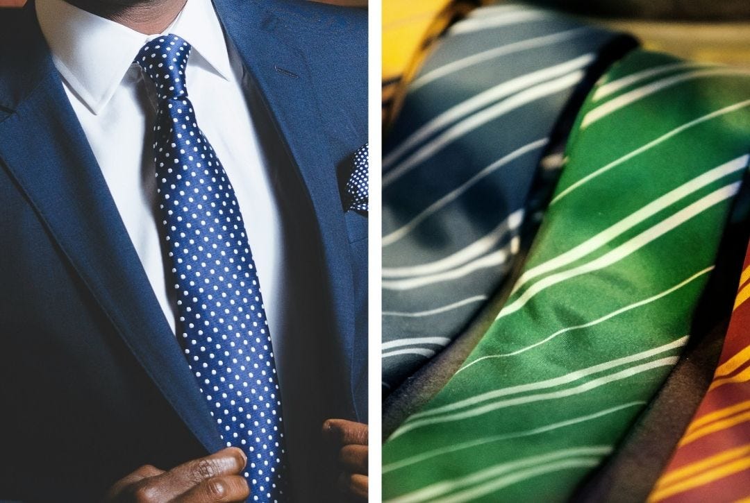 The different types of ties and how to choose the right one