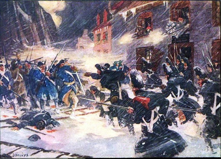 The fate of Québec during the American Revolution