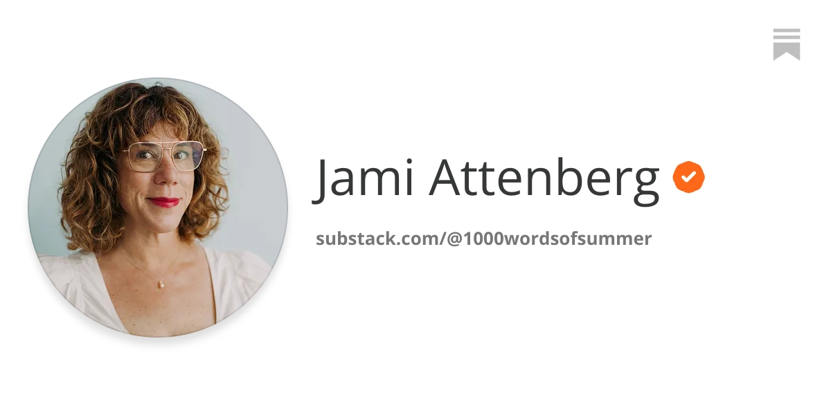 Jami Attenberg | Substack