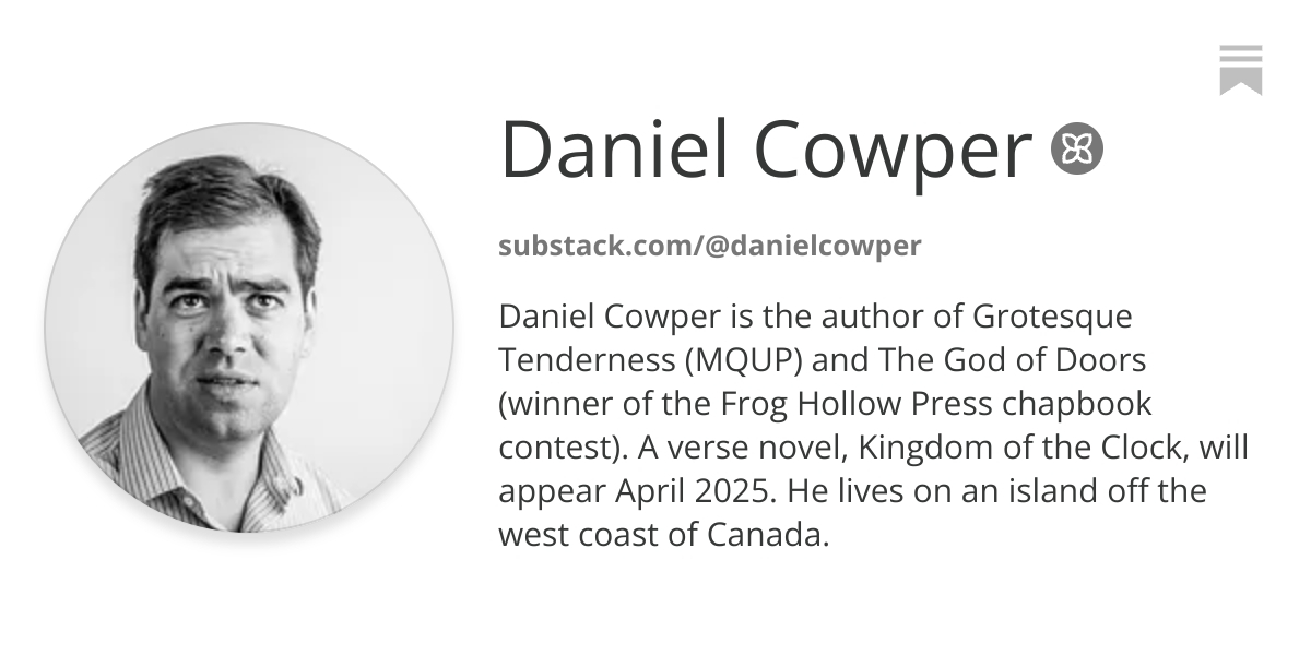 Daniel Cowper | Substack