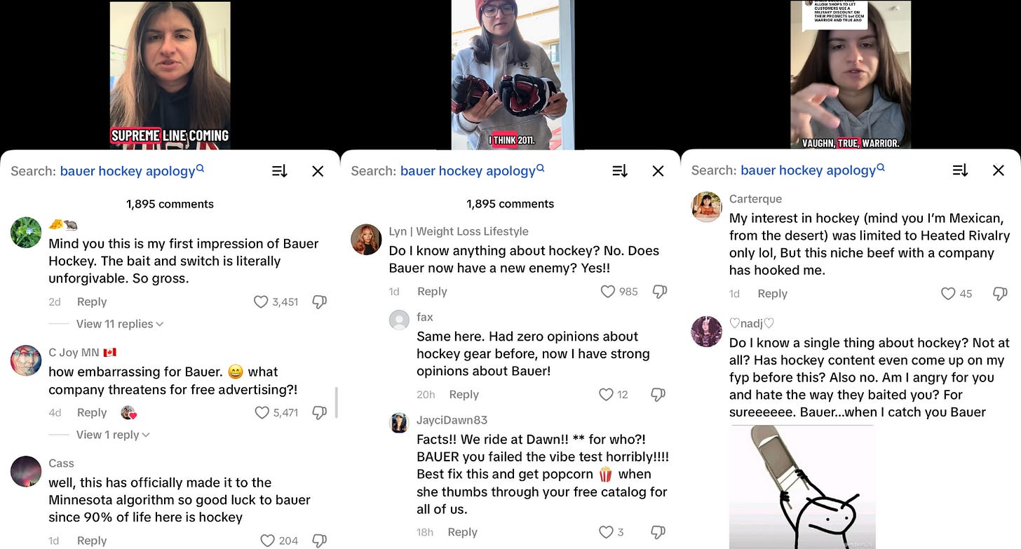 Niche TikTok Discourse: Bauer vs Pavvy The Goalie