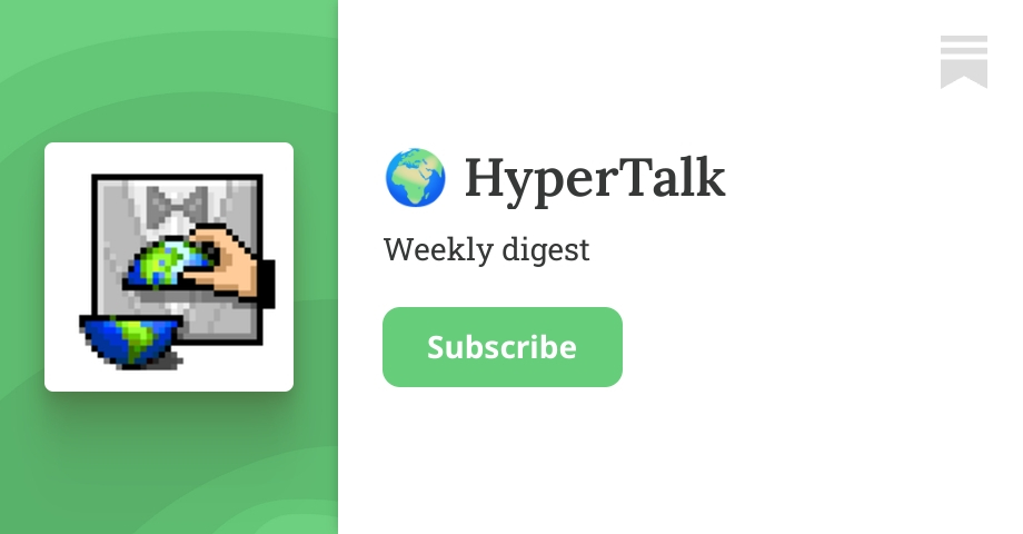 Archive - 🌍 HyperTalk