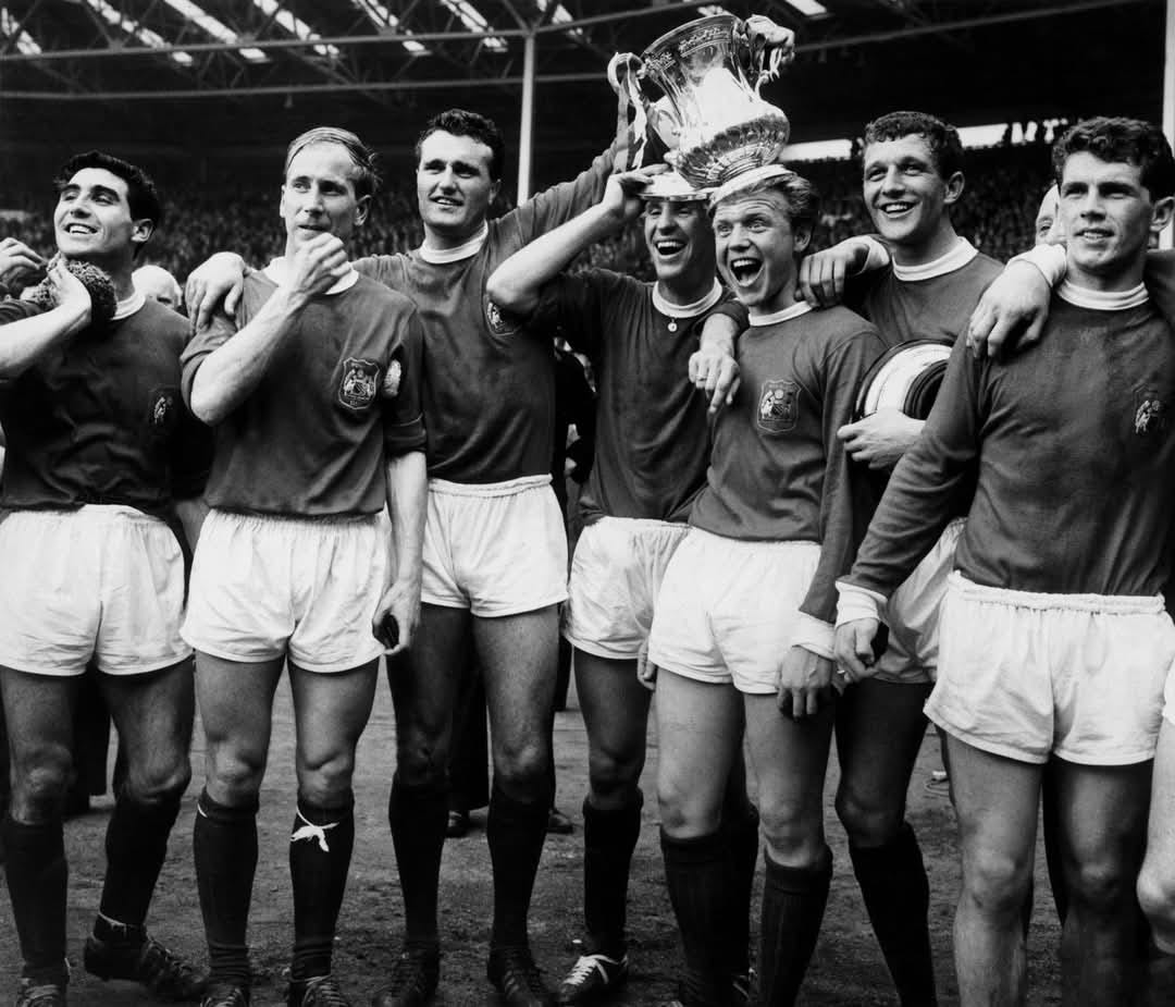 Manchester United's 1963 FA Cup winning team included three Irishmen