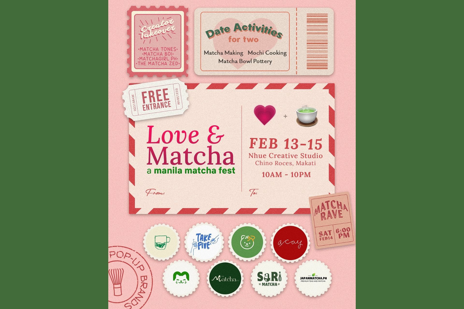 Entrance is free: Celebrate love and matcha at this matcha fest in ...
