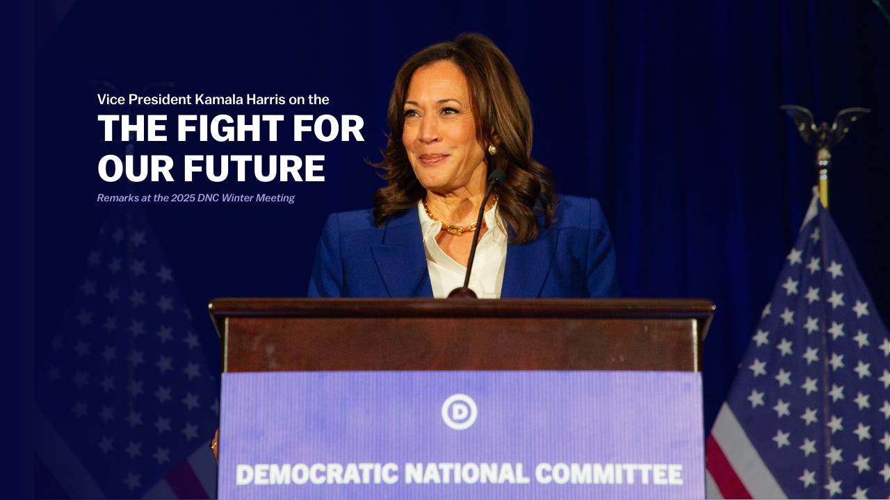 Kamala Harris' Substack | Substack