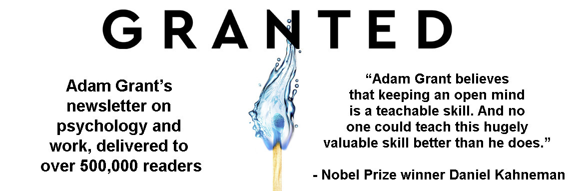 Adam Grant | Substack