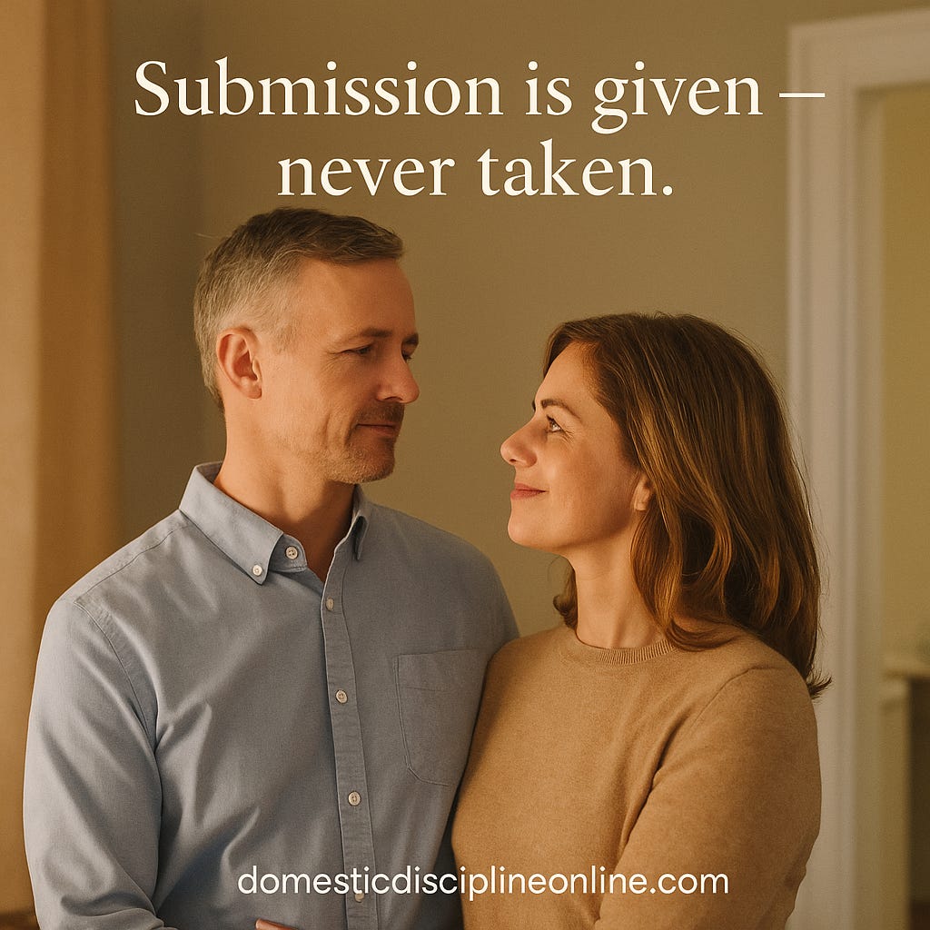 Submission is given, never taken - by Dominic Masters