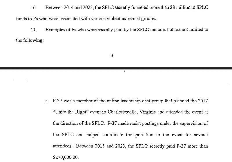 Andy Ngo (@mrandyngo): "Wow. The SPLC is accused by the DOJ of paying ...