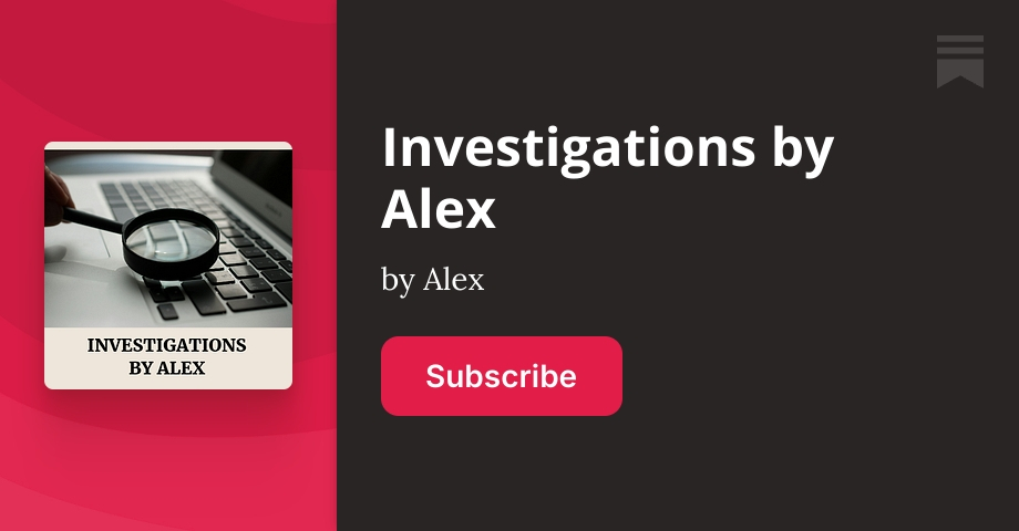 The Hollywood Connection, Outline - Investigations by Alex