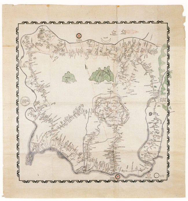 The Kingdom of Bamum, the best example of indigenous African cartography