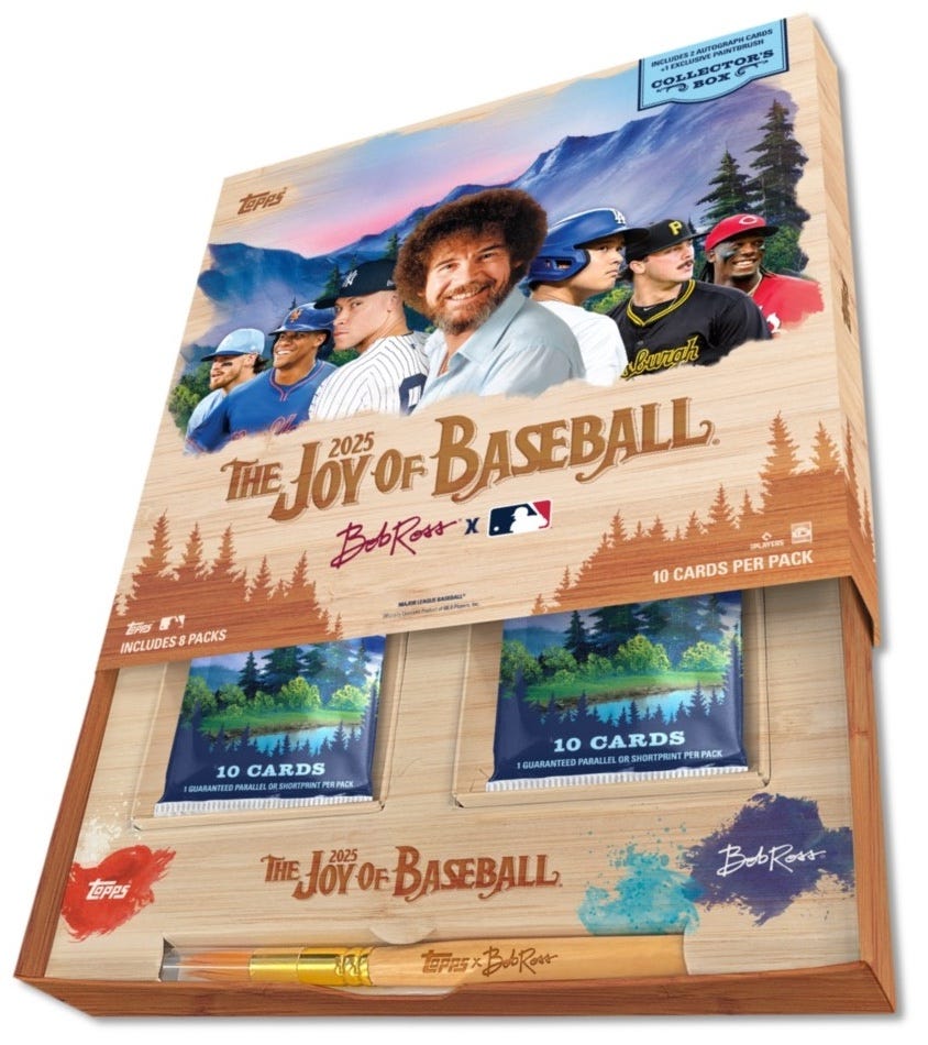 2025 Topps X Bob Ross The Joy of Baseball Checklist Guide