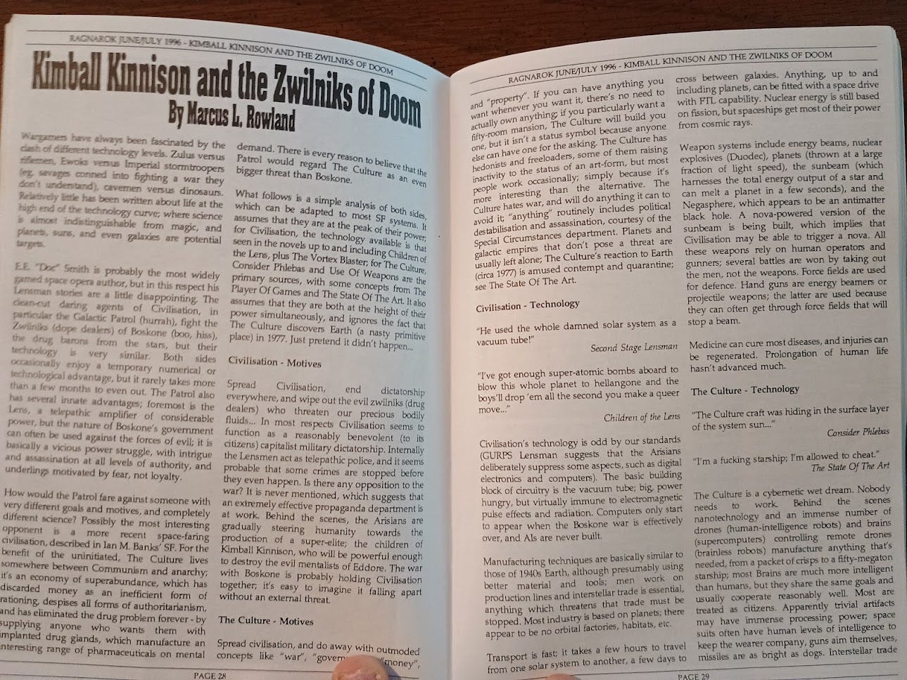 Wargaming Time Capsule: Ragnarok #6 (1996)