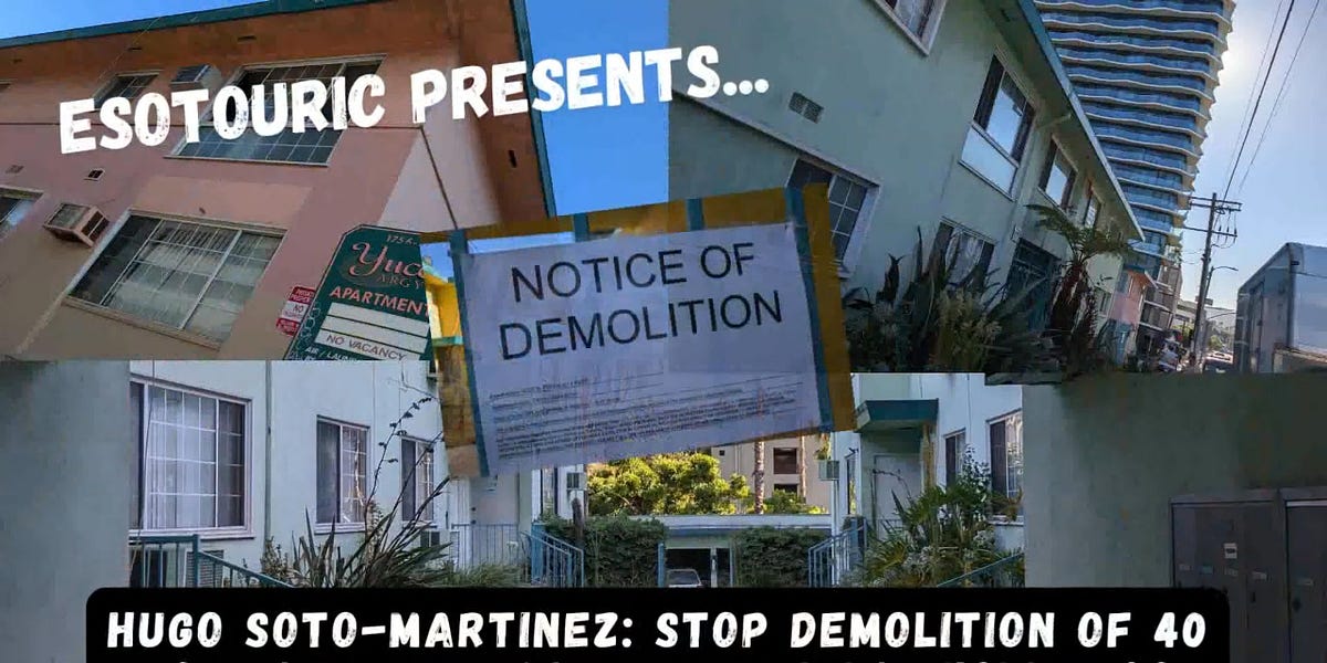 Councilmember Hugo Soto-Martinez: Stop Demolition of 40 RSO Units at ...