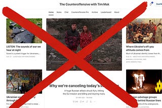 The Counteroffensive with Tim Mak | Substack