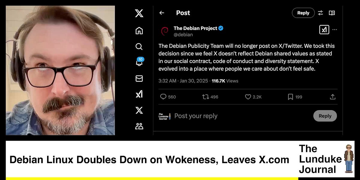 Debian Linux Doubles Down On Wokeness Leaves