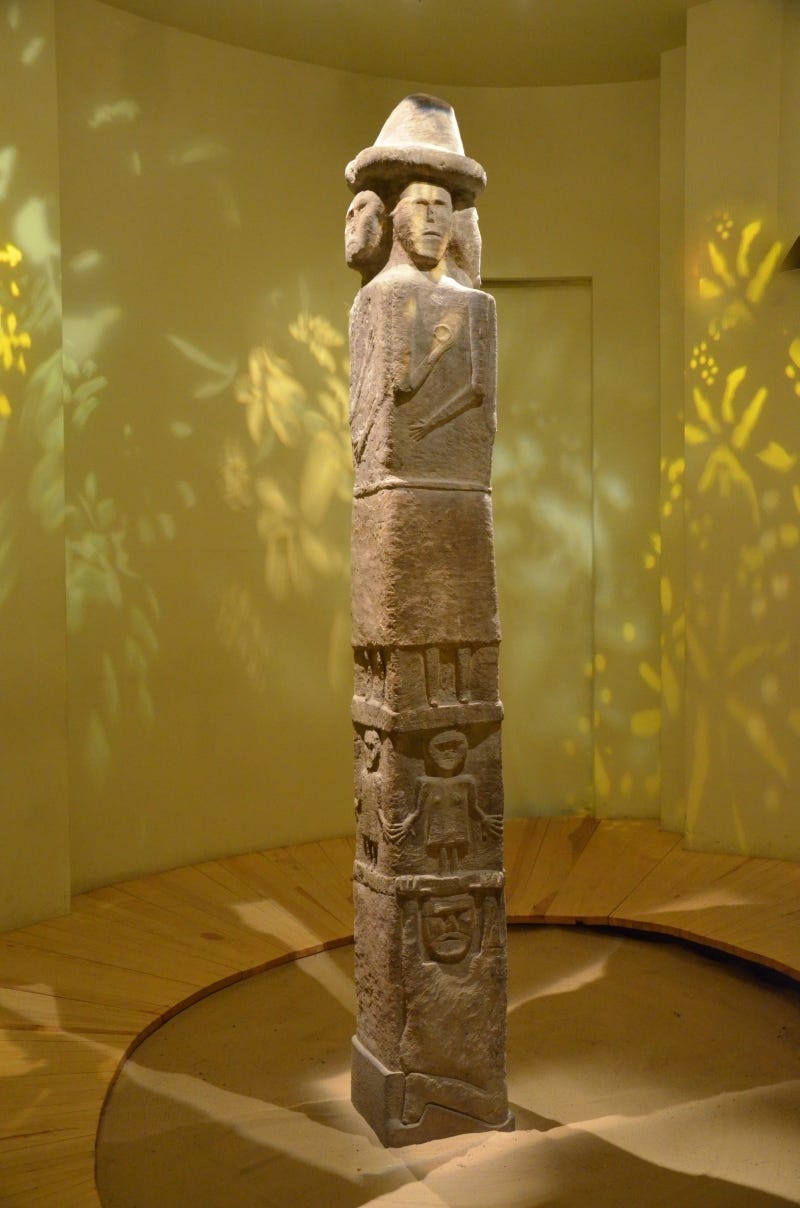 Totem poles and god poles and the shared grief between us