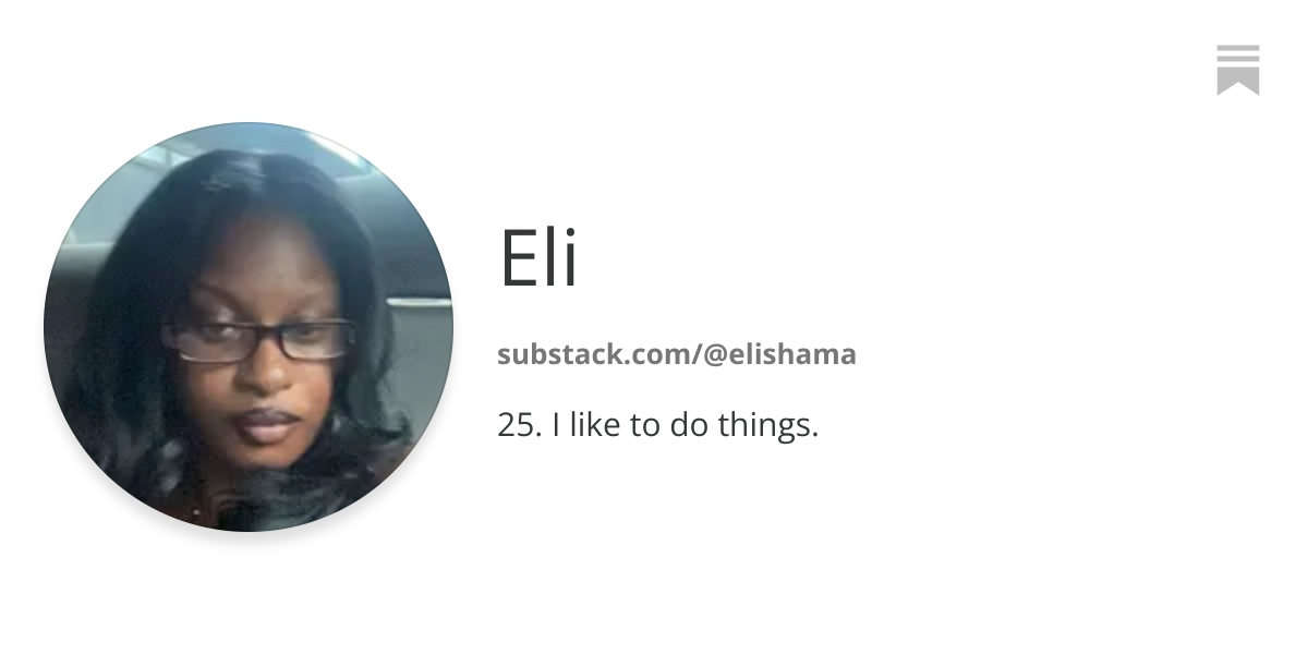 Eli | Substack